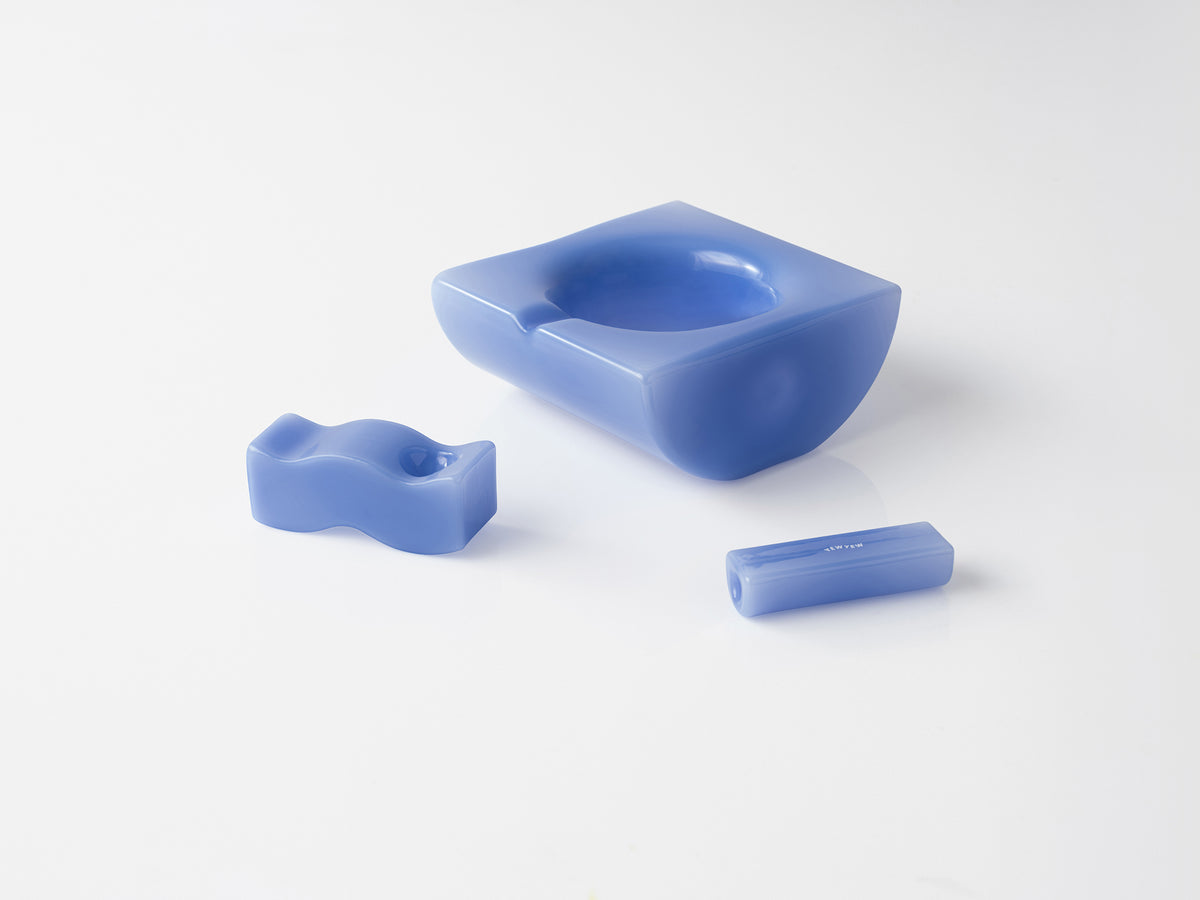 Solo Pipe - Milky Blue – Fort Makers