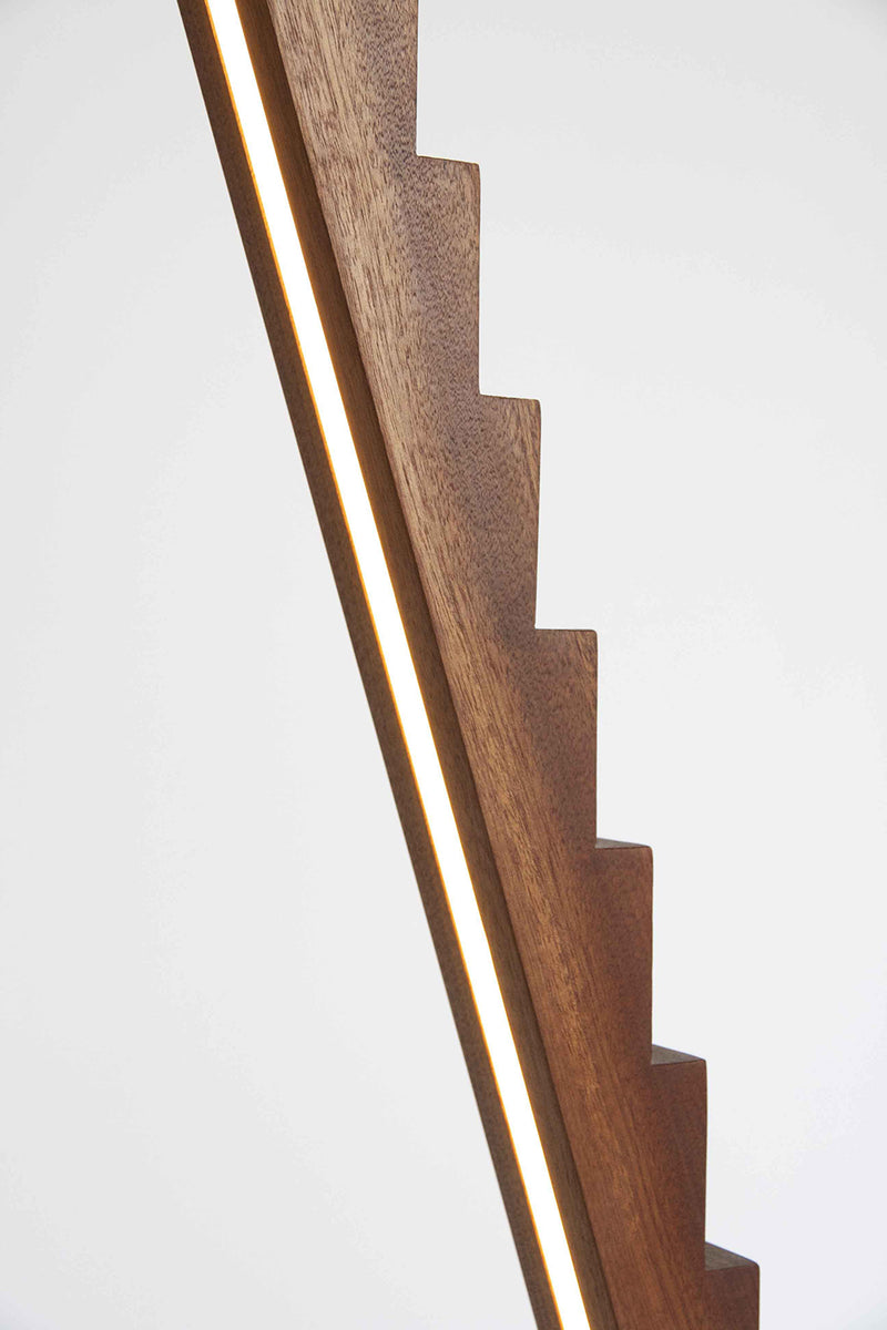 Sapele Stepped LED Line Light – Fort Makers